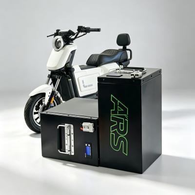 China 48V 60V 72V electric motorcycle battery packs with rental management system suitable for Monster U2 electric bicycles for sale