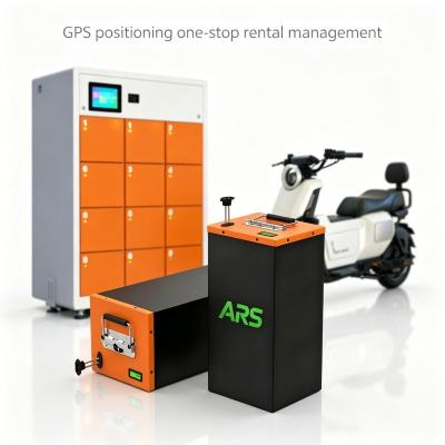China 48V 60V 72V electric motorcycle battery packs with rental management system suitable for LIMING UB electric bicycles for sale