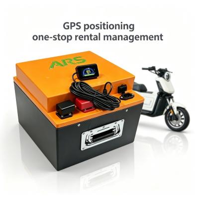 China 48V 60V 72V electric motorcycle battery packs with rental management system suitable for Jeston UB electric bicycles for sale