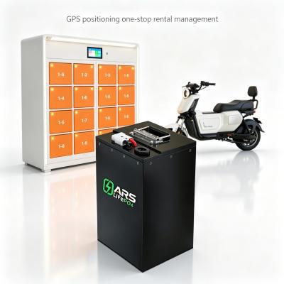 China 48V 60V 72V electric motorcycle battery packs with rental management system suitable for Inobike UB electric bicycles for sale