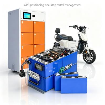 China 48V 60V 72V electric motorcycle battery packs with rental management system suitable for LIMING 350 electric bicycles for sale