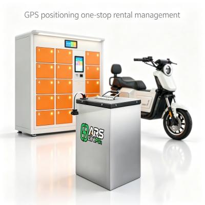 China 48V 60V 72V electric motorcycle battery packs with rental management system suitable for citycoco 350 electric bicycles for sale