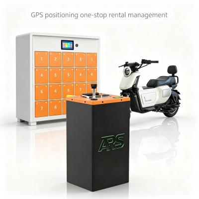 China 48V 60V 72V electric motorcycle battery packs with rental management system suitable for Jeston 350 electric bicycles for sale