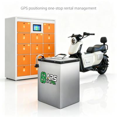 China 48V 60V 72V electric motorcycle battery packs with rental management system suitable for Inobike 350 electric bicycles for sale