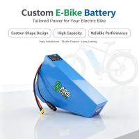 China Customized 48V 25.6Ah Triangle Ebike Lithium Battery Pack 390X 255X 75 mm 112 Pieces 18650 or 84 Pieces 21700 for sale