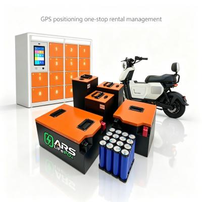 China 48V 60V 72V electric motorcycle battery packs with rental management system suitable for Motiko 720 electric bicycles for sale
