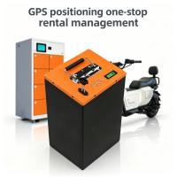 China 48V 60V 72V electric motorcycle battery packs with rental management system suitable for Eltreco 720 electric bicycles for sale