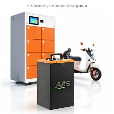 China 48V 60V 72V electric motorcycle battery packs with rental management system suitable for Strong U5 electric bicycles for sale