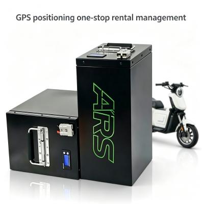 China 48V 60V 72V electric motorcycle battery packs with rental management system suitable for Eltreco U5 electric bicycles for sale
