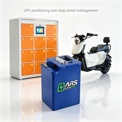 China 48V 60V 72V electric motorcycle battery packs with rental management system suitable for Inobike U6 electric bicycles for sale
