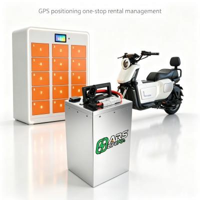 China 48V 60V 72V electric motorcycle battery packs with rental management system suitable for Inobike U7 electric bicycles for sale