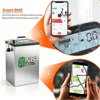 China Custom 48V 60V 72V scooter lithium battery motorbike battery pack for Jeston UB scooter with Bluetooth GPS OEM/ODM for sale