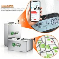 China Custom 48V 60V 72V scooter lithium battery motorbike battery pack for Motiko UB scooter with Bluetooth GPS OEM/ODM for sale