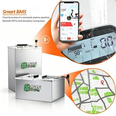 China Custom 48V 60V 72V scooter lithium battery motorbike battery pack for Motiko UB scooter with Bluetooth GPS OEM/ODM for sale