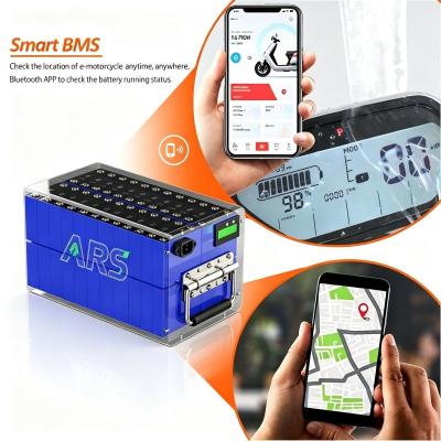China Custom 48V 60V 72V scooter lithium battery motorbike battery pack for Strong U5 scooter with Bluetooth GPS OEM/ODM for sale