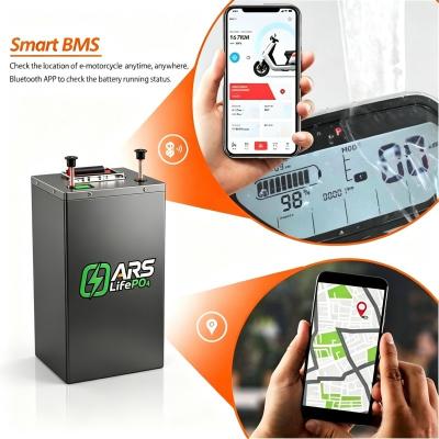 China Custom 48V 60V 72V scooter lithium battery motorbike battery pack for Wenbox U6 scooter with Bluetooth GPS OEM/ODM for sale