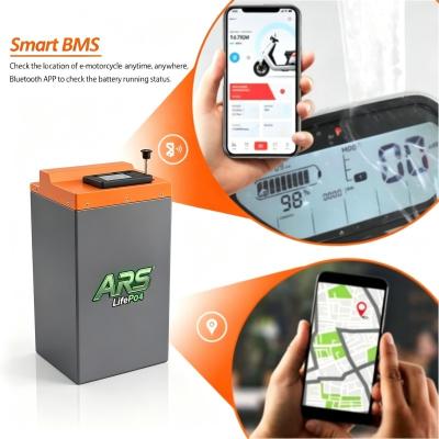 China Custom 48V 60V 72V scooter lithium battery motorbike battery pack for LIMING U7 scooter with Bluetooth GPS OEM/ODM for sale