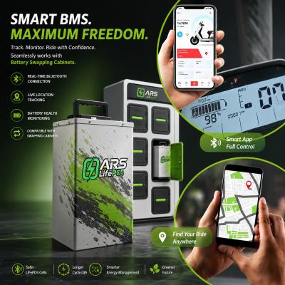 China 72V Electric Bike Battery Replacement 45Ah to 80Ah LiFePO4 Lithium Battery for sale