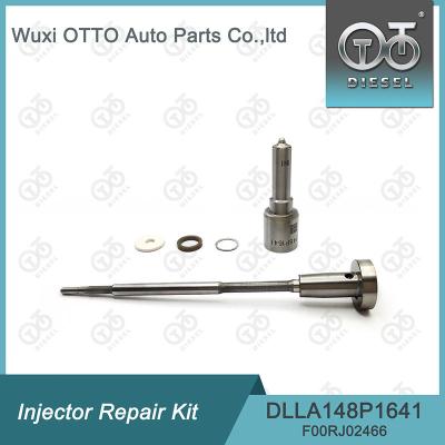 China  Injector Repair Kit For Injectors 0445120100 / 154 / 275 0986435528 / 582 With Nozzle DLLA148P1641 And Valve F00RJ02466 for sale