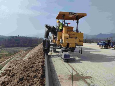 China Multi-Scenario Concrete Slipform Paver for Curb/Irrigation Ditch/Guardrail/Cable Trench Projects for sale