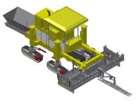 China SMC-6500 Rear Slipform Paver with HighPower Engine for Highway Construction for sale
