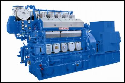 China 500-5000kW Middle Speed Diesel Generator Set 500-600 rpm CCS NK BV Approved for sale