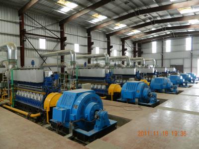 China Customized HFO Diesel Genset Power Plant 0.4KV-11KV 500-1000RPM Water Cooled Generator for sale