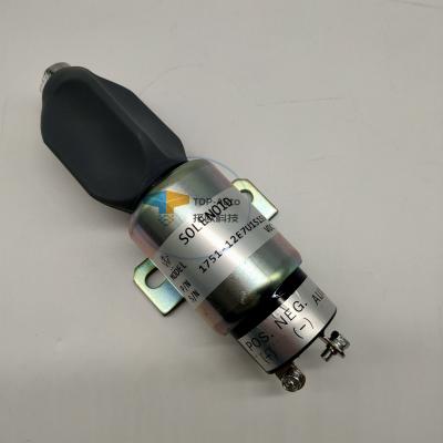 China 1751-12E7U1B1S5A Fuel Stop Shut Off Solenoid Valve For Cummins 12V SA-3766-T for sale