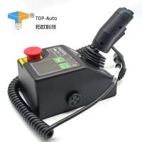 China Scissor Lift Control Box Push Button Emergency Stop 60Hz Aerial Work Platforms Part Number 1256727 for sale