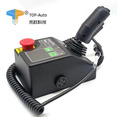 China Scissor Lift Control Box Push Button Emergency Stop 60Hz Aerial Work Platforms Part Number 1256727 for sale