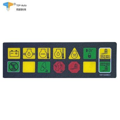 China DECAL, LIGHT PANEL MTB | Part #1001122383 for sale