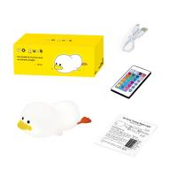 China Creative Cartoon Led Silicon Night Light Children's Bedroom Bedside Light USB Charging for sale