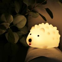 China Hedgehog Rechargeable Night Lamp Energy Saving Home Decor For Baby Kids Children Sleep Training for sale