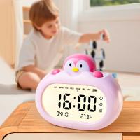 China Automatic Time Calibration Animal Alarm Clock Night Light For Kids' Bedroom App-Controlled for sale