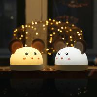 China Silicone Cartoon Sleep Smart Alarm Clock With Night Light White Noise Sleep Trainer for sale