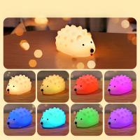 China Hedgehog Rechargeable Night Lamp Energy Saving Home Decor For Baby Kids Children Sleep Training for sale