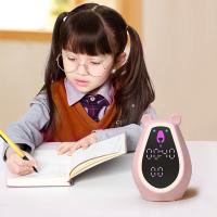 China Cute Cartoon Bear Smart Clock Lamp Mute Bedside USB Night Light With For Bluetooth for sale
