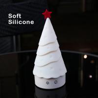 China Christmas Silicone Night Light LED Rechargeable Battery Operated For Kids Baby Bedroom for sale