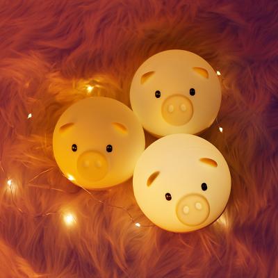 China European CE Certified Silicone Cartoon Nightlight Food-Grade Voice Control Intelligent sleep aid for sale