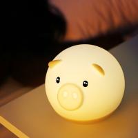 China European CE Certified Silicone Cartoon Nightlight Food-Grade Voice Control Intelligent sleep aid for sale