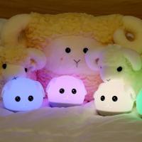 China Rechargeable LED Bed Lights Mini Motion Sensor Sheep Silicone Material For Kids for sale