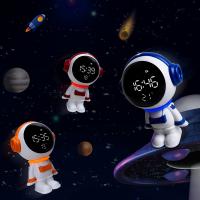 China App Control PVC Astronaut Lamp & Digital Alarm Clock Radio Feature Bedside Gift For Baby for sale