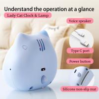 China Rechargeable Time Management Support Bluetooth Function Smart Alarm Clock Timer for sale