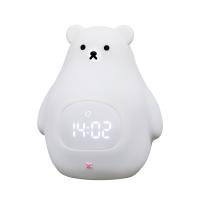 China Sleep Kid Alarm Clock Sunrise Sunset Simulation For Children's Room Silicone Night Light for sale