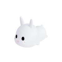 China Lovely LED Silicone Night Light Rabbit Night Lights For Home Decor Children's Sleep Training for sale