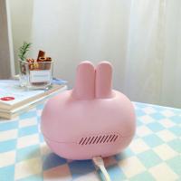 China Rabbit Modern Design Dual Function Analog Digital Alarm Clock with Cute Backlight Light for Kids for sale
