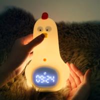 China Little Kid Smart Wake Trainer Bedside Nite Light White Noise Alarm Clock Radio Soothing for sale