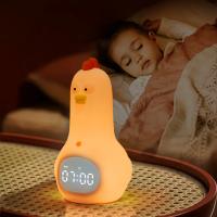 China Little Kid Smart Wake Trainer Bedside Nite Light White Noise Alarm Clock Radio Soothing for sale