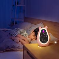 China Bear Sunrise LED Night Light Clocks With Remote Auto  Screen Timer Clock for Children Kids for sale