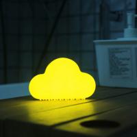 China Cloud LED Night Light Rechargeable ABS Romantic Desk Lamp For Bedroom Living Room Bedside Bed Lamp for sale
